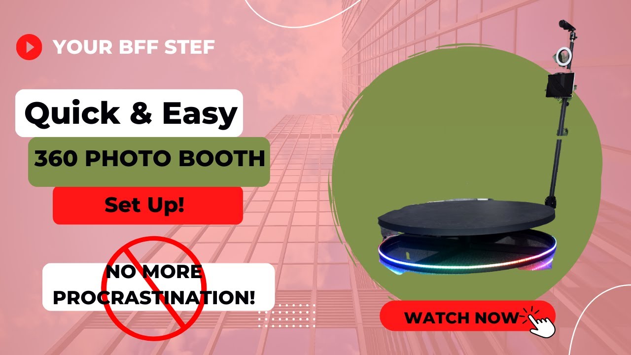 EASY 360 PHOTO BOOTH SET UP - YouTube