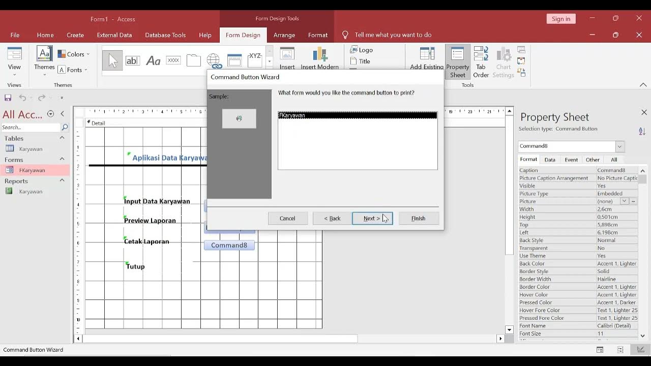 Video 3. Membuat Laporan MS Access 2019 - YouTube
