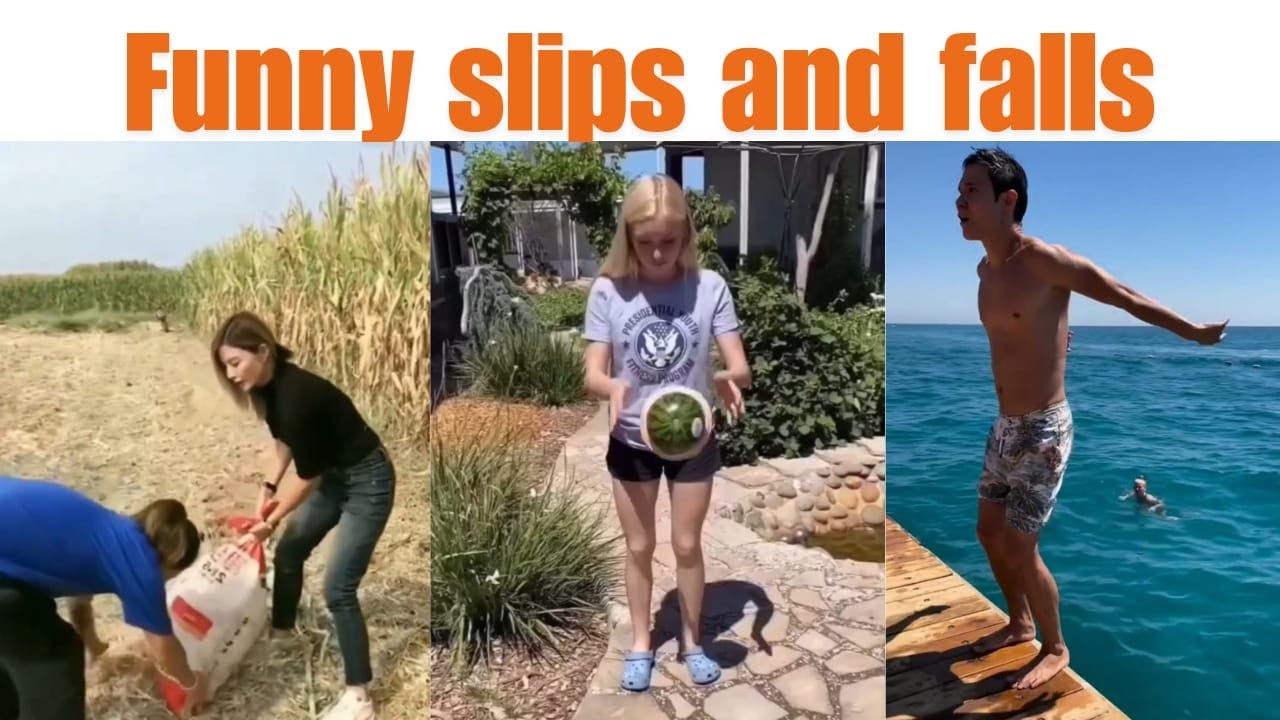 Slip, Slide and FAIL! 😂 funny video falls || Funny Videos Compilation 🤣 ...