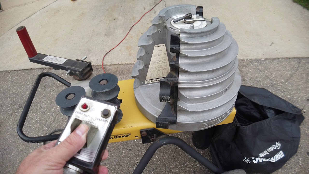 GB ENERPAC CYCLONE B-2000 CONDUIT BENDER GREENLEE 555 854 855 1/2-2 ...