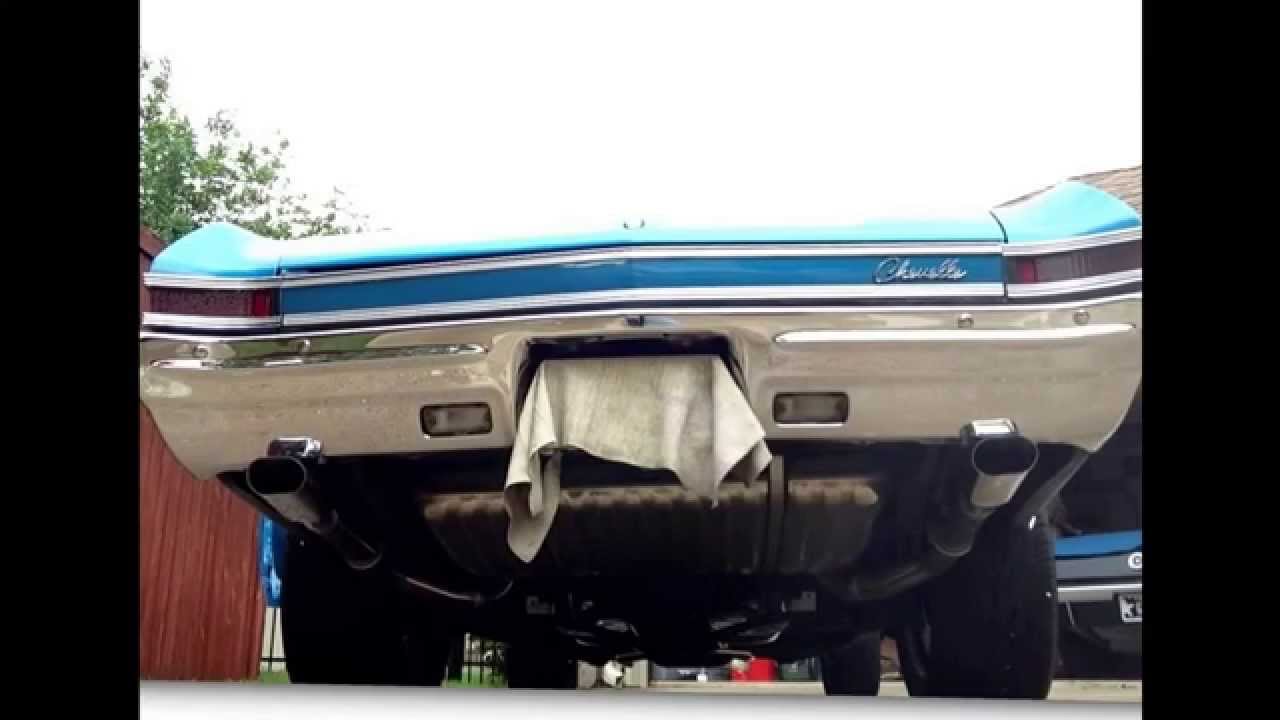 Pypes Exhaust 2 1/2" X-pipe & Race Pro Mufflers idle and rev/1968 ...