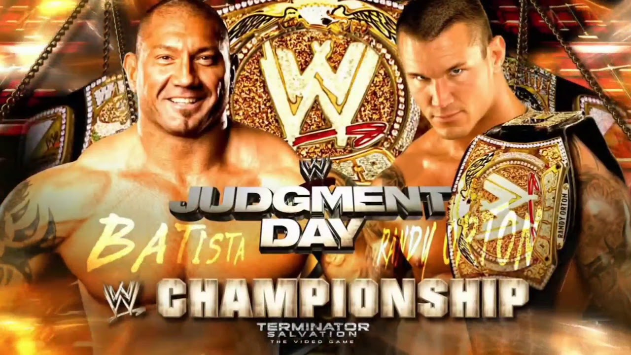 WWE Judgment Day 2009 HD Match Card - YouTube