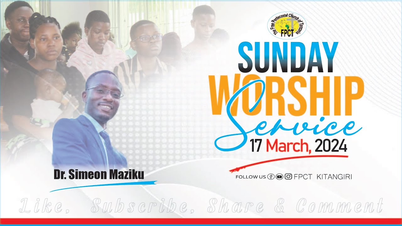 🔴🆕LIVE- IBADA YA JUMAPILI ASUBUHI | DR. SIMEON MAZIKU | FPCT KITANGIRI ...
