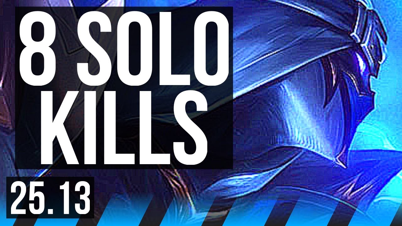 KASSADIN vs LUX (MID) | 8 solo kills, Legendary, 51k DMG | EUW Diamond ...