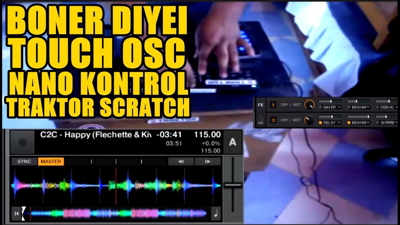 Traktor scratch + TouchOsc + NanoKontrol Por Boner Diyei - YouTube