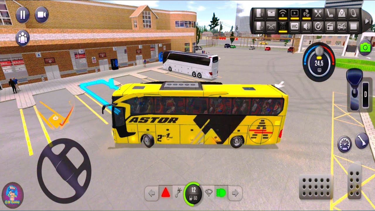 New Bus Terminal Bus Driving American City || Bus Simulator Ultimate ...