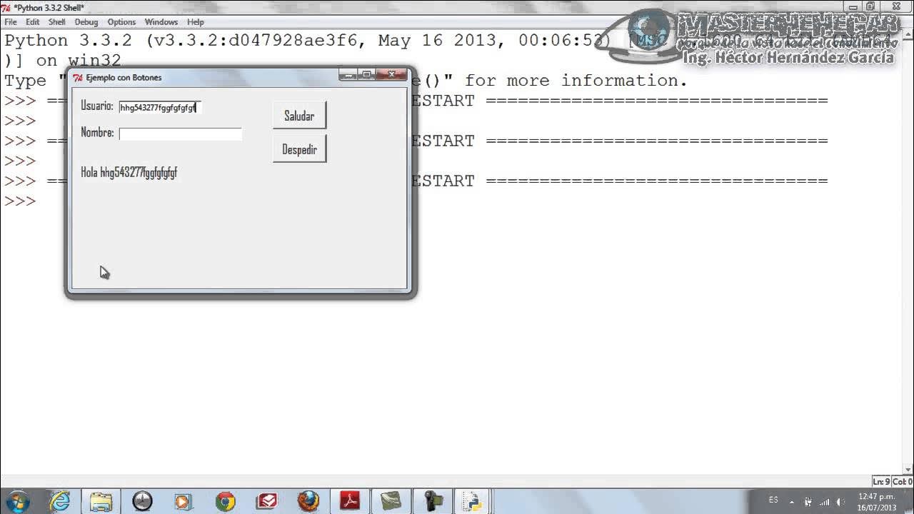 39 - Cómo Agregar eventos a los Botones con tkinter (Python) - YouTube