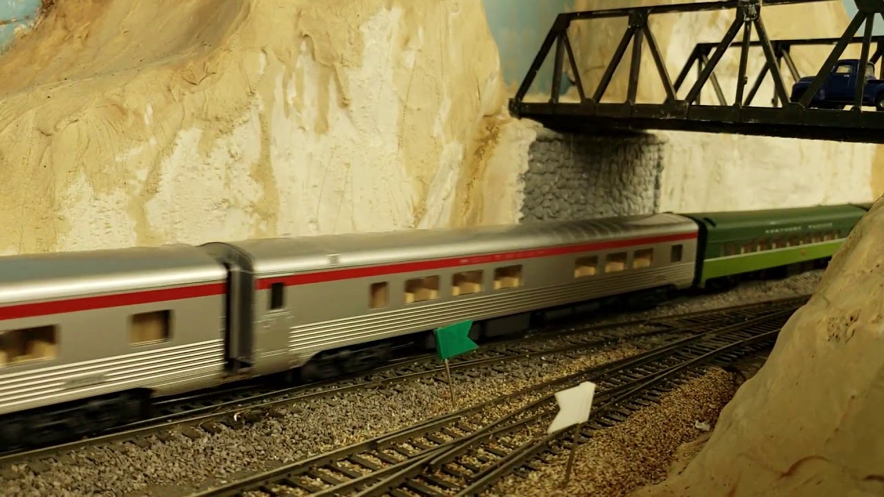 HO Scale Amtrak Rainbow Era - YouTube