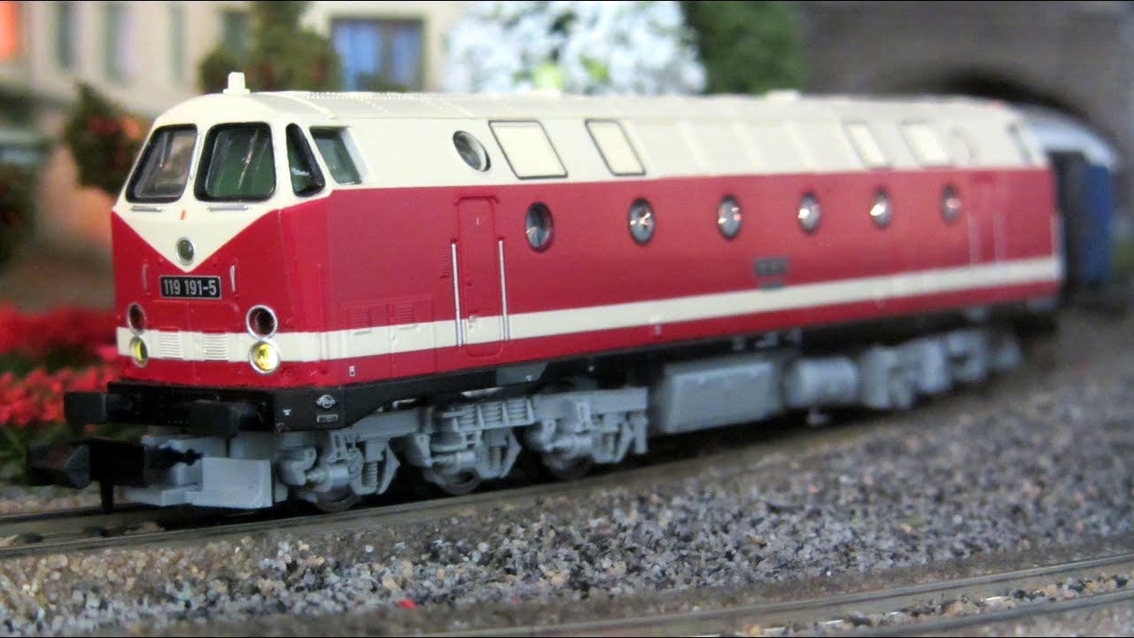 BR 119 DR Brawa 61123 N scale - YouTube