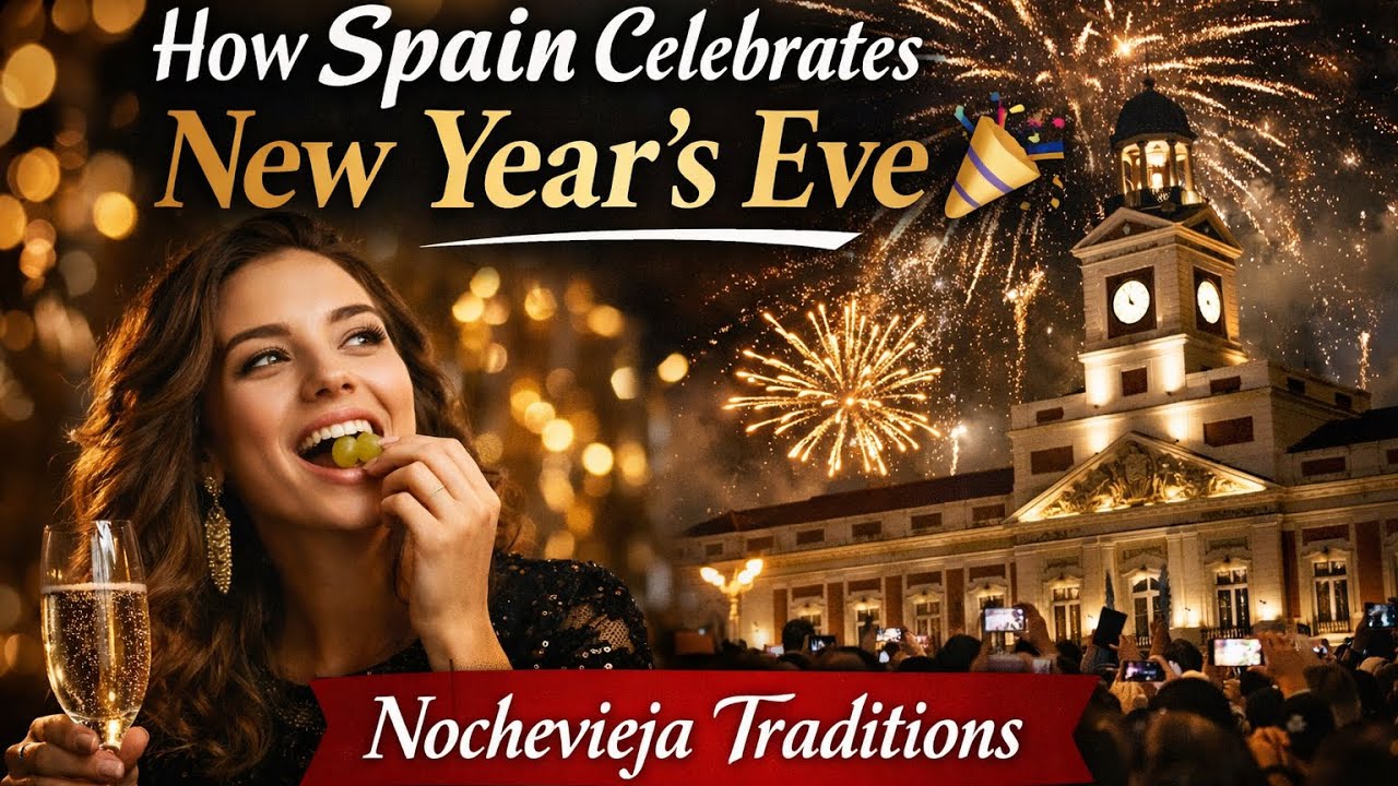 How Spain Celebrates New Year’s Eve 🎉 | Nochevieja Traditions - YouTube