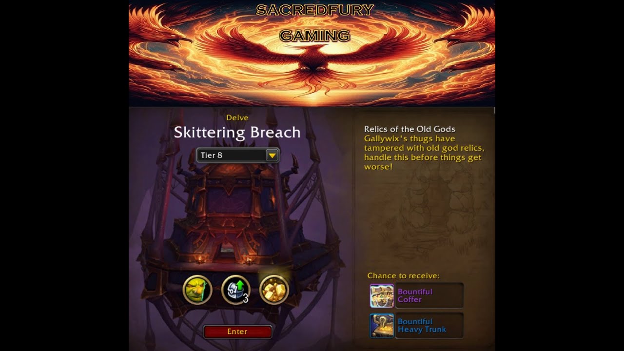 Skittering Breach Relics of the old Gods delve tier 8 season 2 WoW War ...
