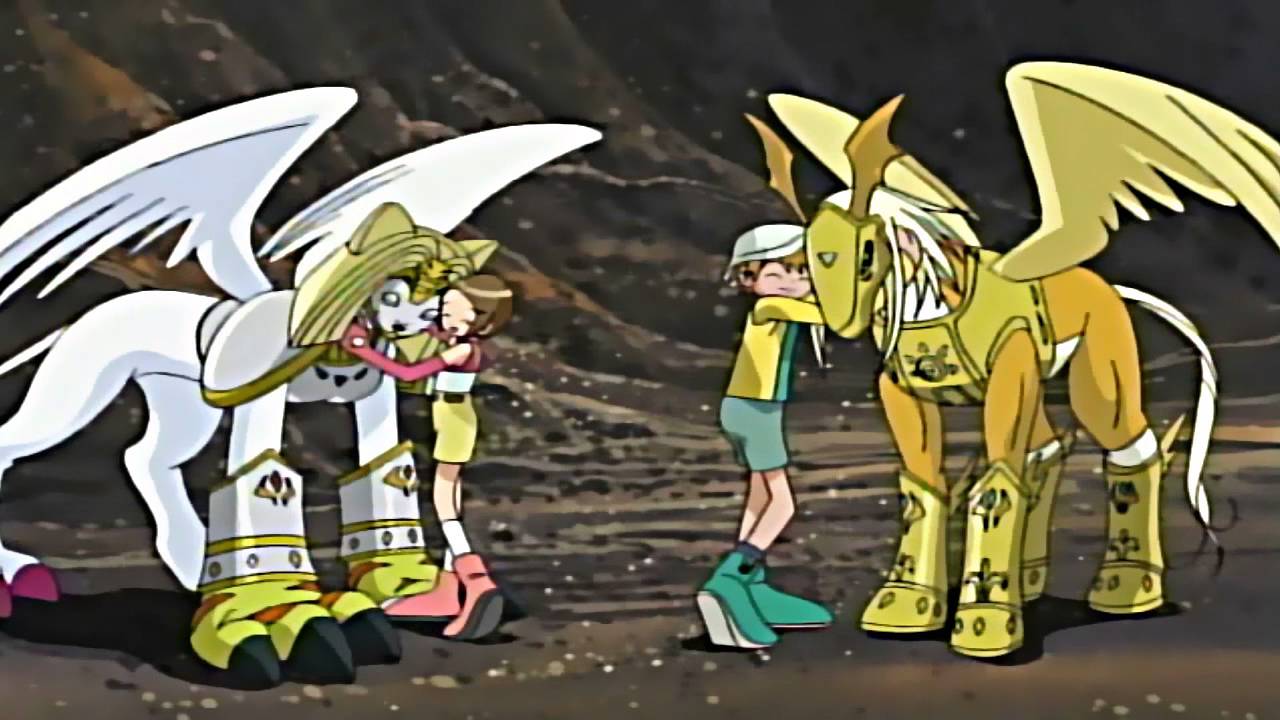 Patamon y Gatomon Armor digievolucionan en Pegasusmon y Nefertimon ...