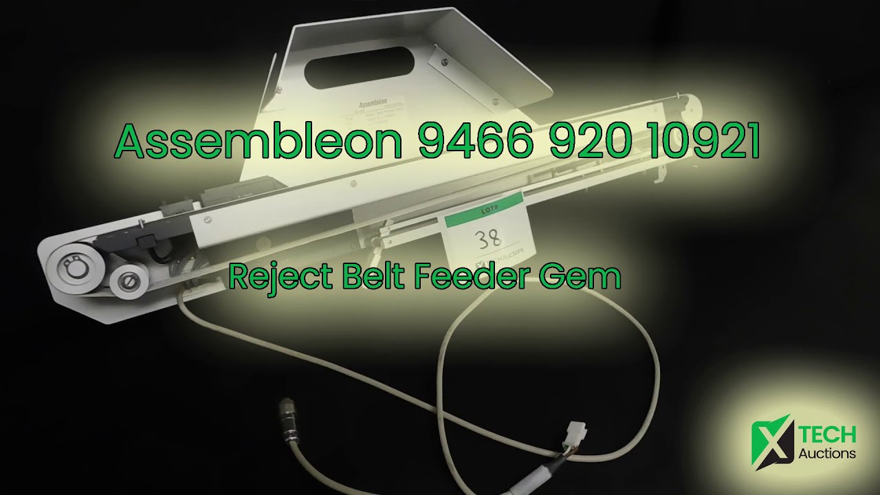 Assembleon 9466 920 10921 Reject Belt Feeder Gem - YouTube