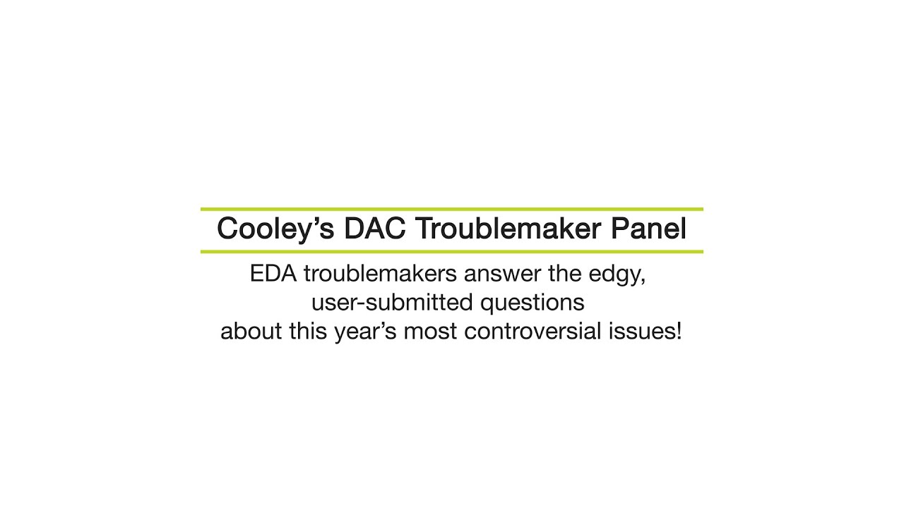 61DAC Panel: Cooley's DAC Troublemaker Panel - YouTube