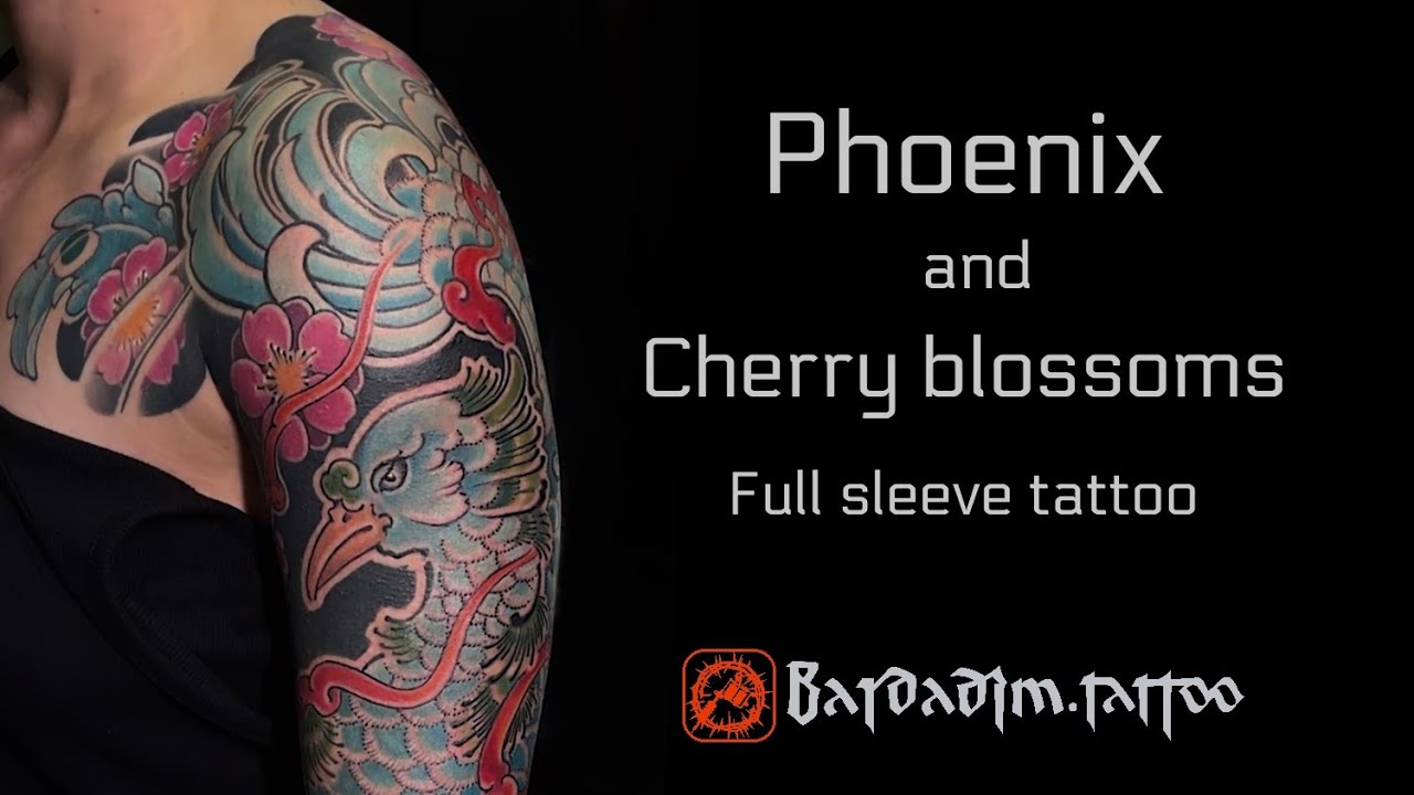 Cherry Blossom Phoenix Tattoos Cherry Blossom Phoenix Tattoo