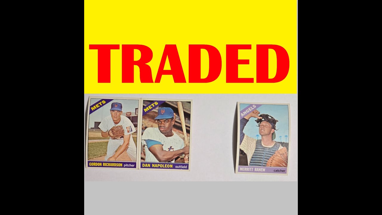 1966 BASEBALL CARD TRADE COMPLETED 58 YEARS AGO! 4TH GRADE CLASSMATE ...
