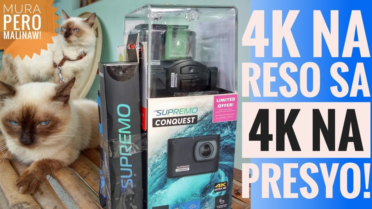 Supremo Conquest 4k Best Budget Camera Unboxing | For Motor or Travel ...