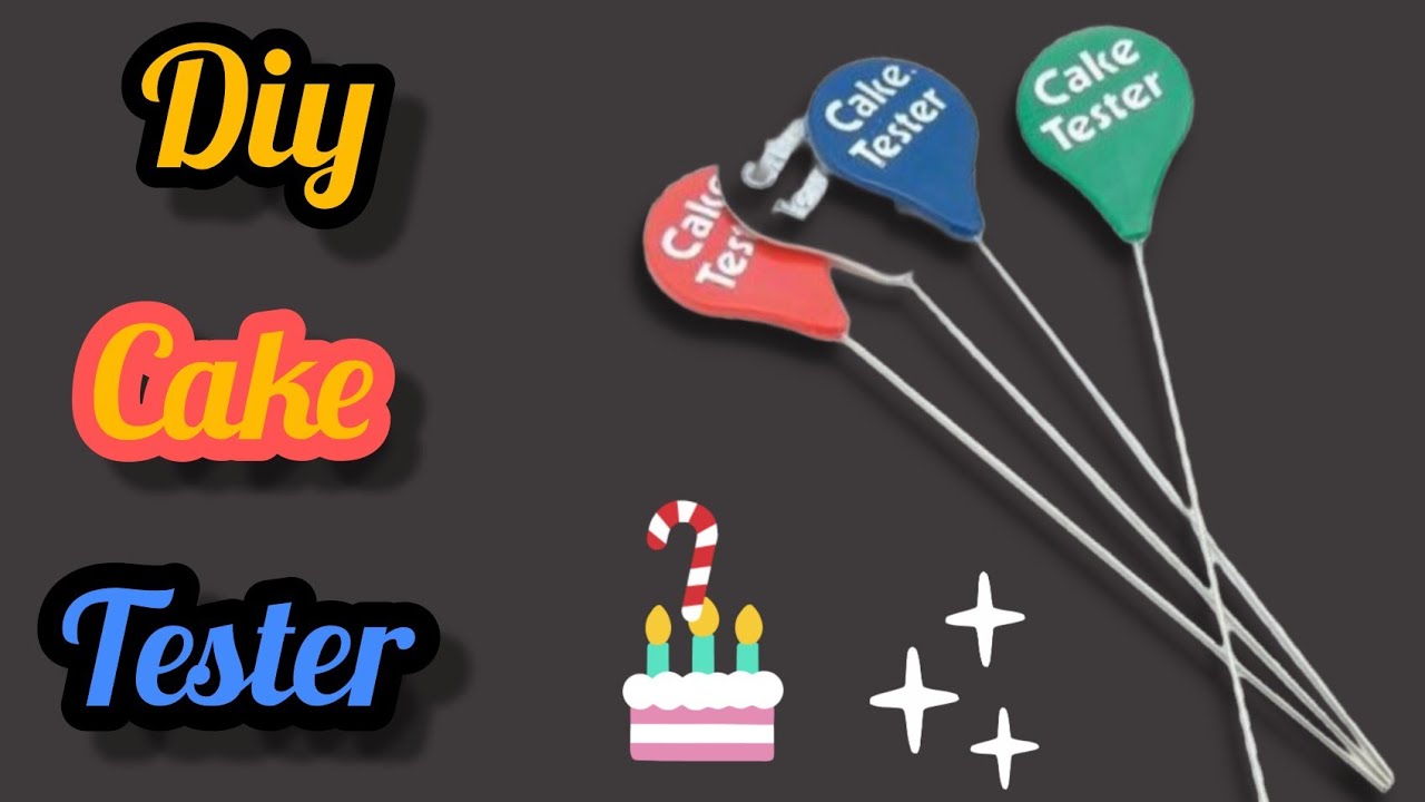 Diy Cake Tester.ll How to make cake tester at home.ll CAKE TESTER. 🎂🎂 ...