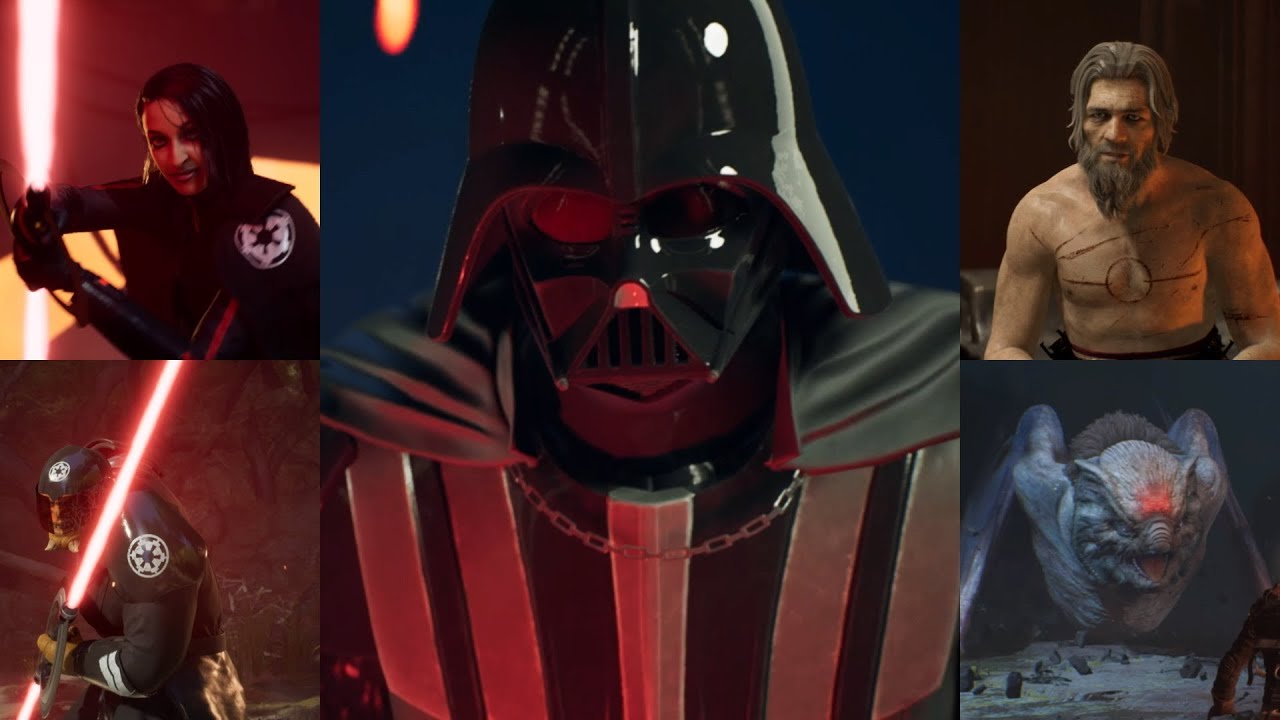 Star Wars Jedi: Fallen Order "All Bosses Jedi Grand Master Difficult ...