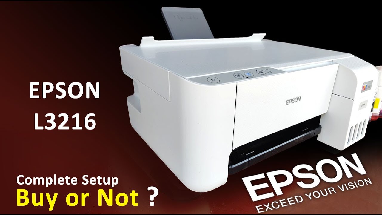 Epson L3216 Mulitifunction Printer Complete Setup & Installation ...