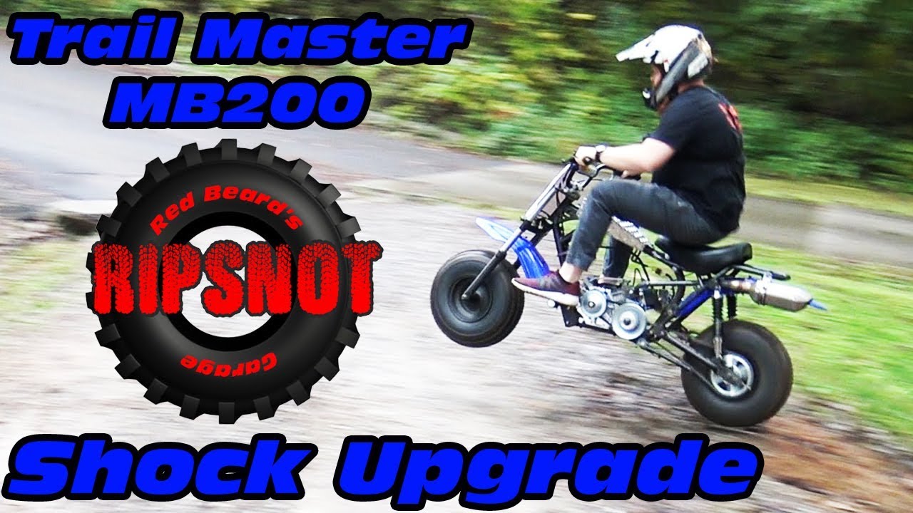 Trail Master MB200 Shock Upgrade ~ Mini Bike Monday - YouTube