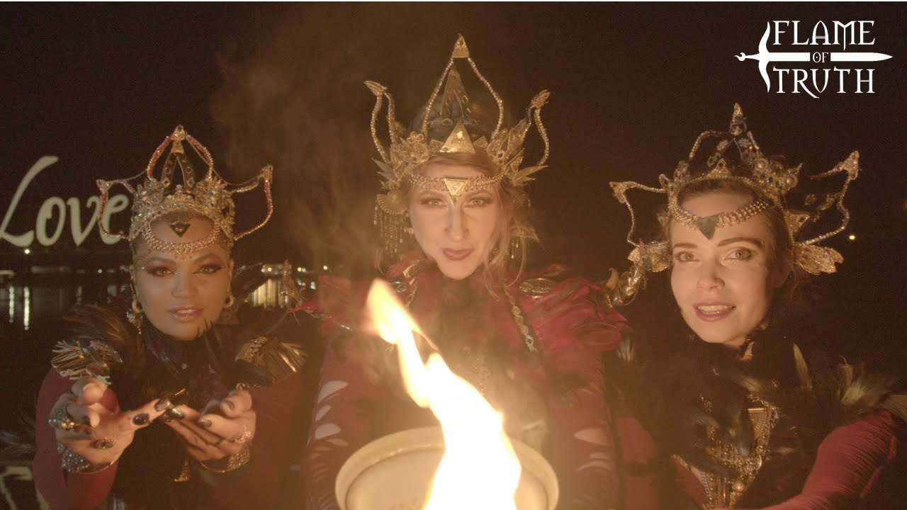 FLAME OF TRUTH Divine Feminine Fire Dance Ritual Art Music Video - YouTube