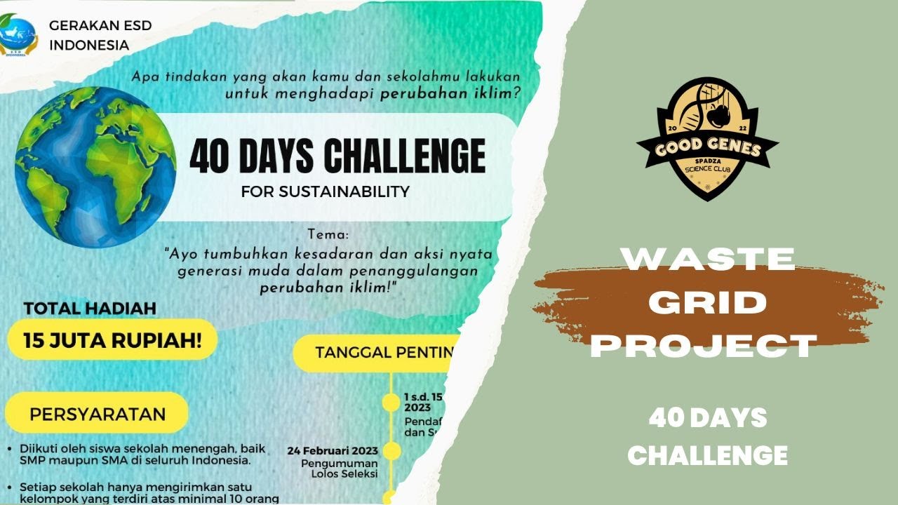 Waste Grid Project | 40 Days Challenge for Sustainibility | Good Genes ...