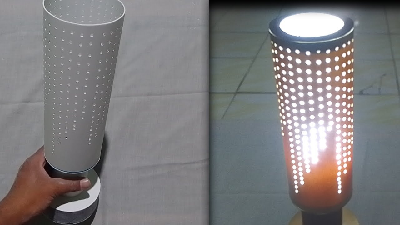 Lampu Tidur Dari Pipa PVC|DIY kerajinan tangan Hiasan Rumah - YouTube
