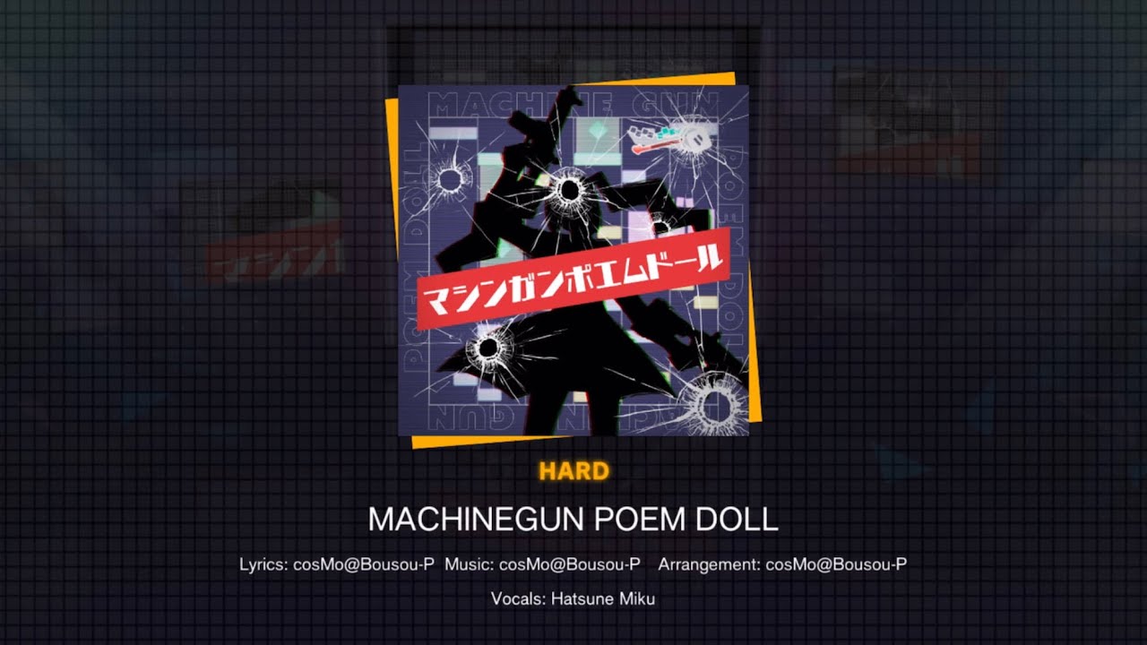 Hatsune Miku colorful stage! Machine Gun poem doll! - YouTube