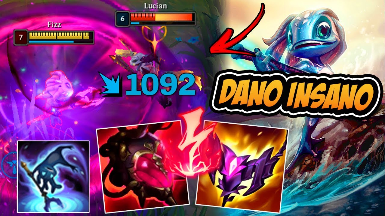 A NOVA BUILD DO FIZZ MID FOCADO EM DAR O MÁXIMO DE DANO POSSÍVEL NA ULT ...