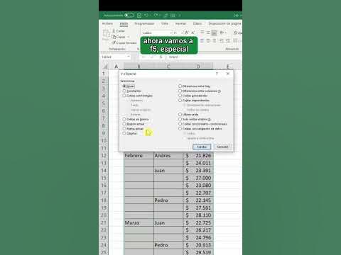 RELLENAR celdas en BLANCO en EXCEL #superexcel #excel #tutorial #cursoexcel #shorts # ...