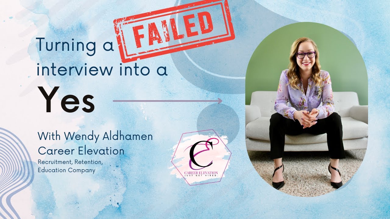 How to turn a failed interview into a YES! - YouTube