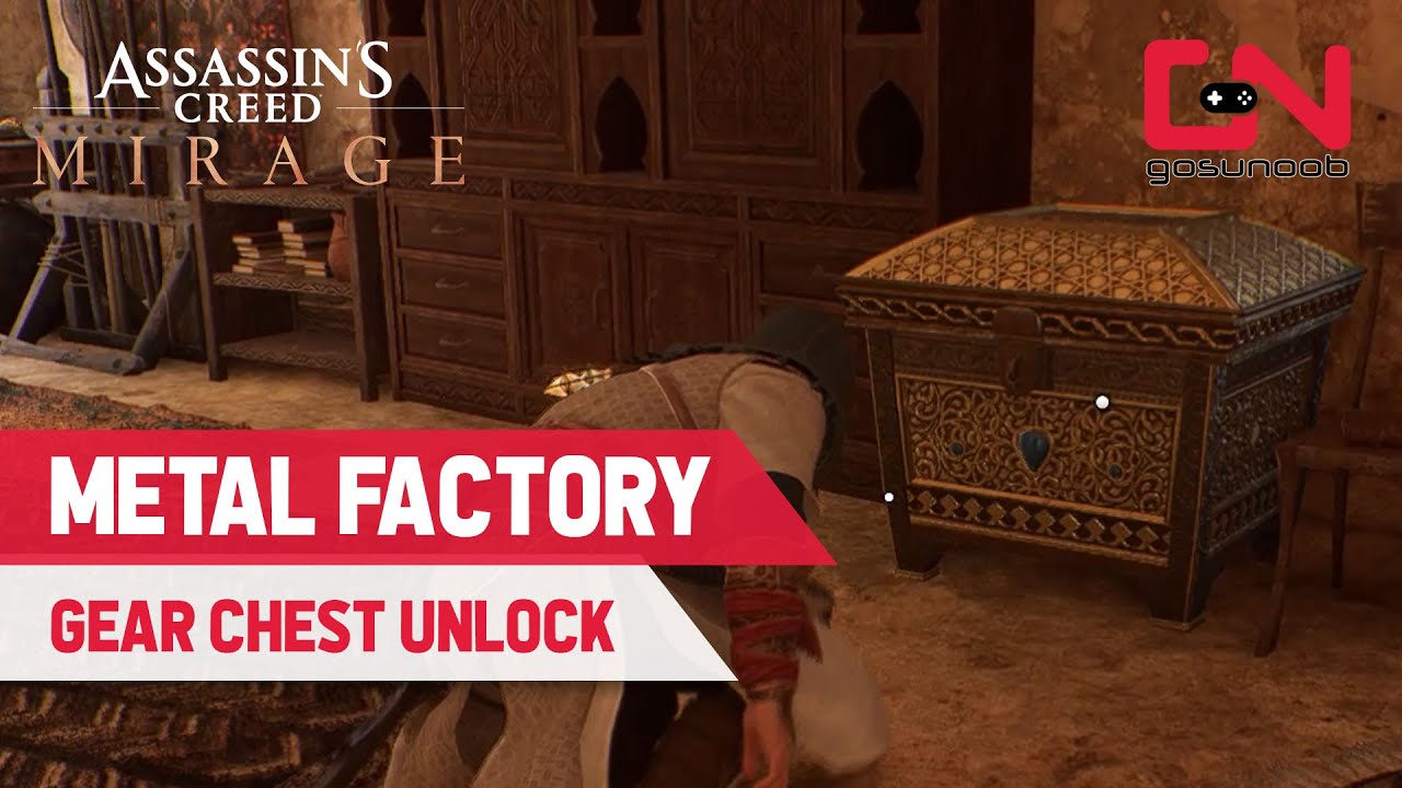 Assassin's Creed Mirage Metal Factory Gear Chest Reward - YouTube
