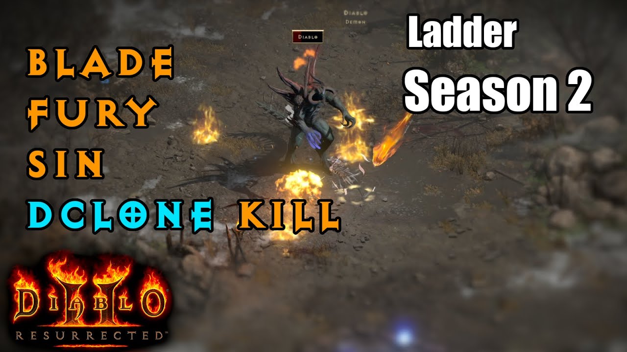 Killing DClone 83 Blade Fury Assassin - Ladder Diablo 2 Resurrected ...