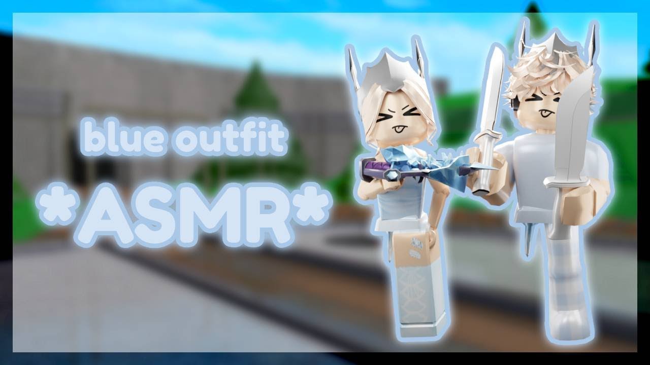 BLUE Outfit MM2 Montage! + Keyboard ASMR! (Murder Mystery 2 - YouTube