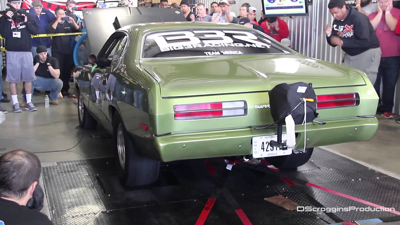 Badass '72 Turbo Duster! 849whp | Mopar Muscle Power! - YouTube