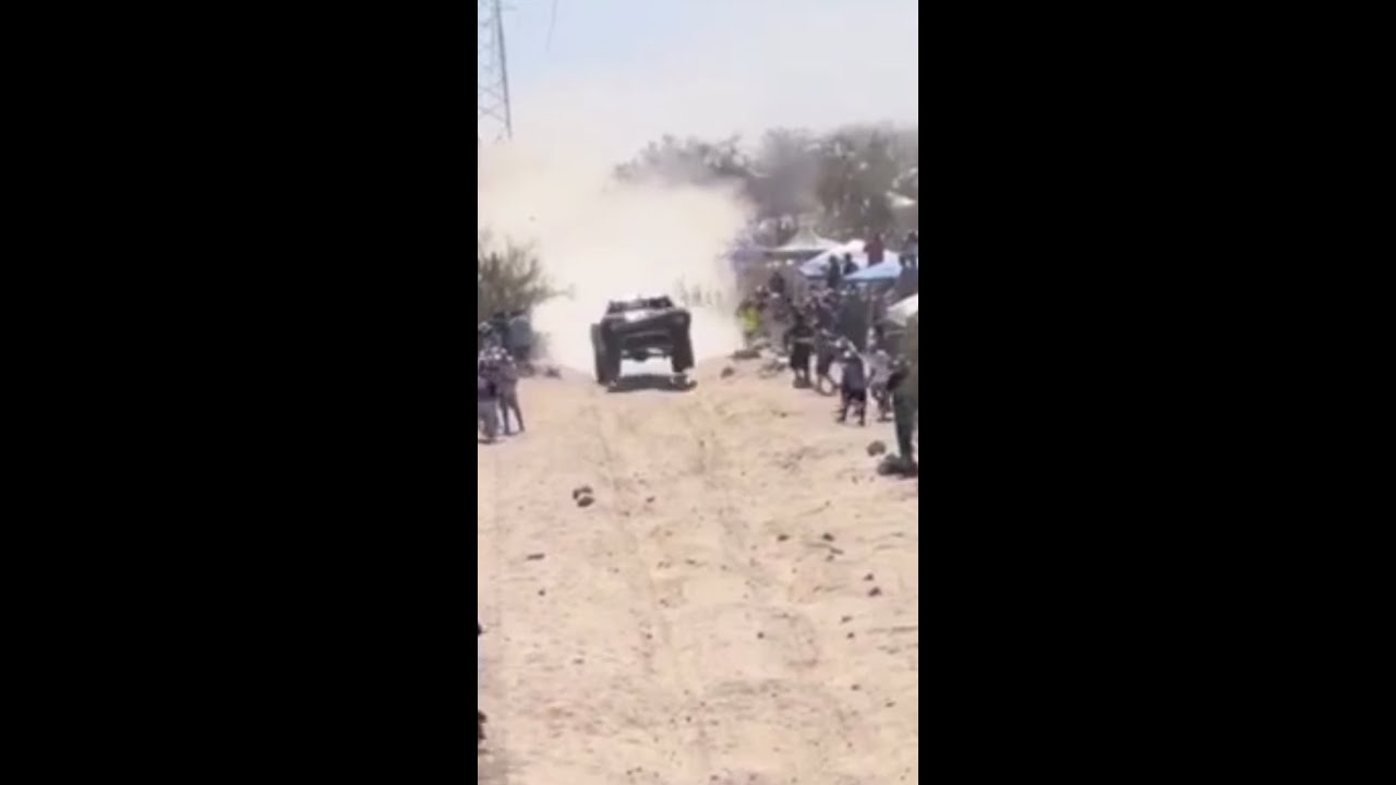 Trophy Truck In San Felipe Whoops flying - YouTube