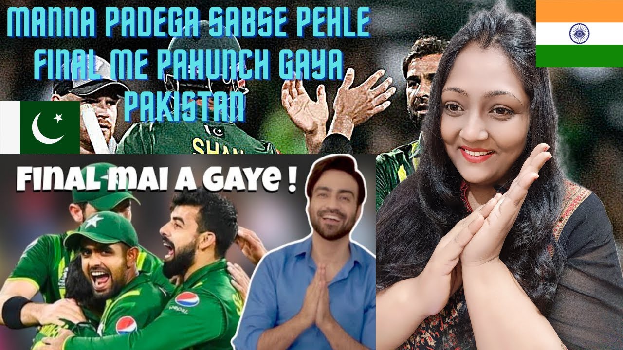 React no 91 | indian reaction on Pakistan won semi final in T20 World Cup @ArsalanNaseerCBA ...