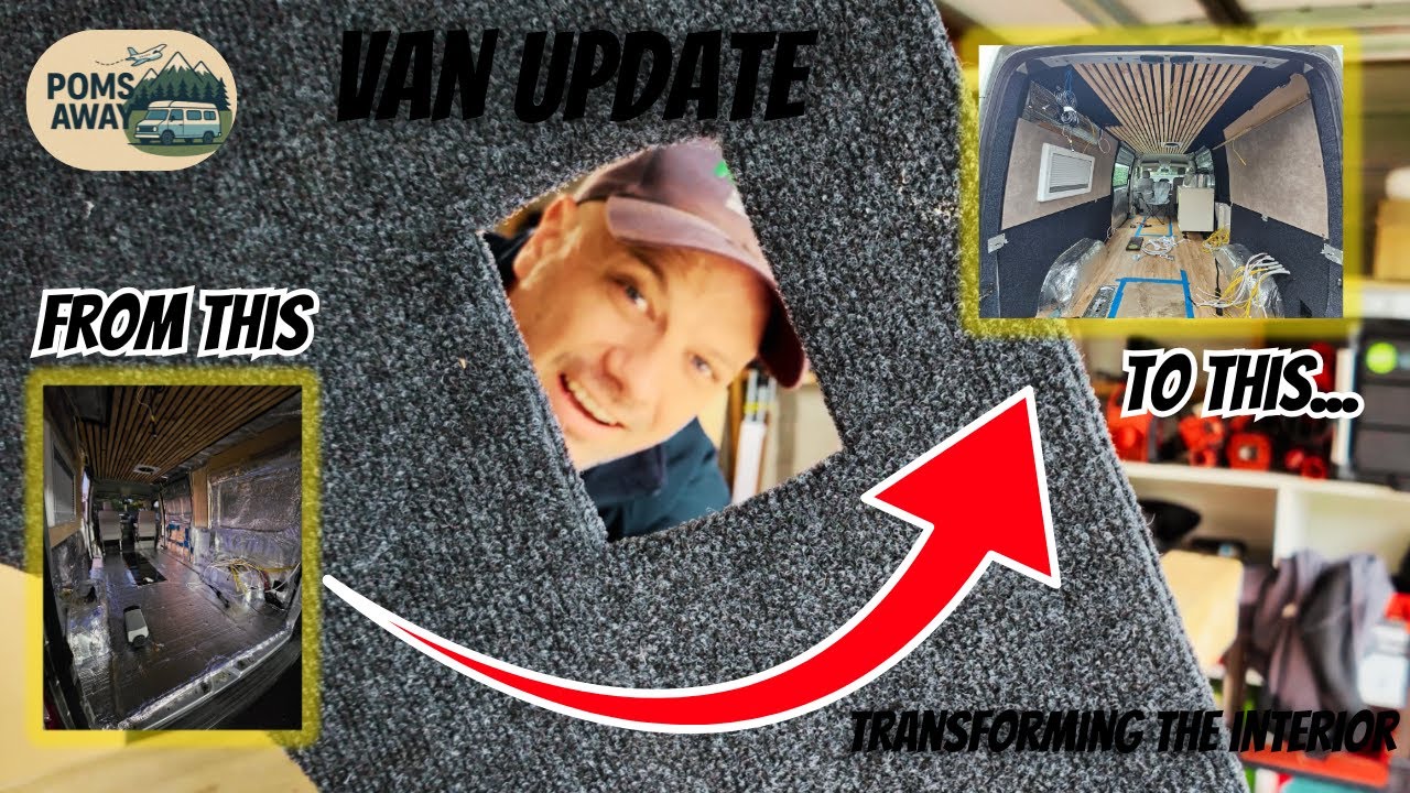 Van Build UPDATE and making the interior wall panels for our Van ...