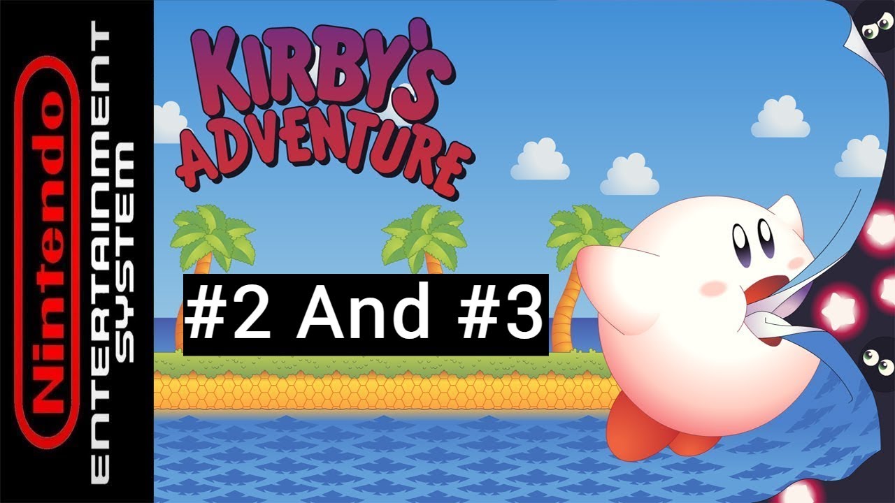 Kirby Adventure level 2 and 3 completed NES emulator - YouTube