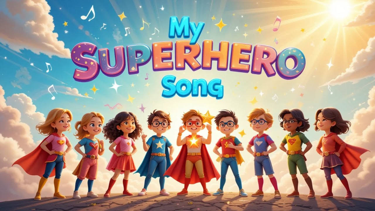 🎵My Superhero Song🦸‍♂️Kids' Fun & Inspiring Superhero Song Be Kind ...