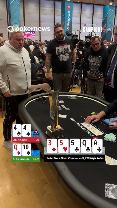 🏆 Arni Gunnarsson WINS €134,560! | PokerStars Open Campione - YouTube