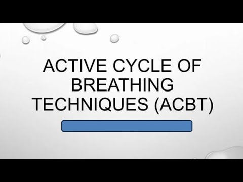 ACBT Notes (Active Cycle of Breathing Technique) @h5nphysiotherapy ...