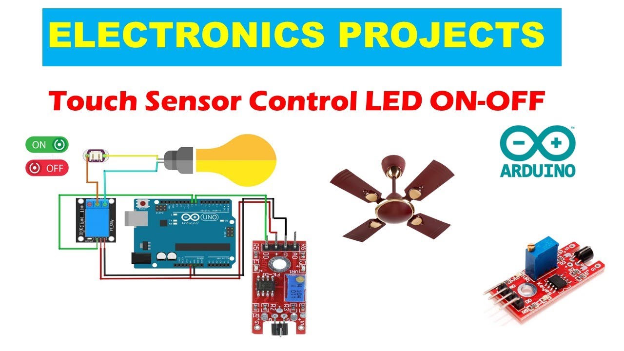 Electronics Project Ky 036 Touch Sensor Arduino Sensor Project Youtube 6083