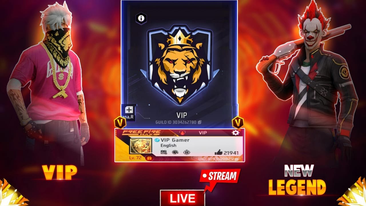 FF LIVE GUILD TEST 1 VS 2 | FREE FIRE LIVE GUILD TEST | LIVE GUILD ...