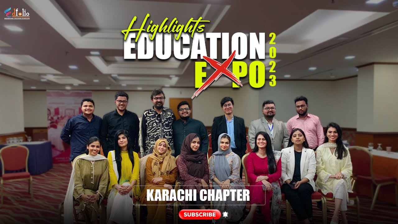 Study Abroad Education Expo 2023 Highlights | Karachi | Edfolio - YouTube