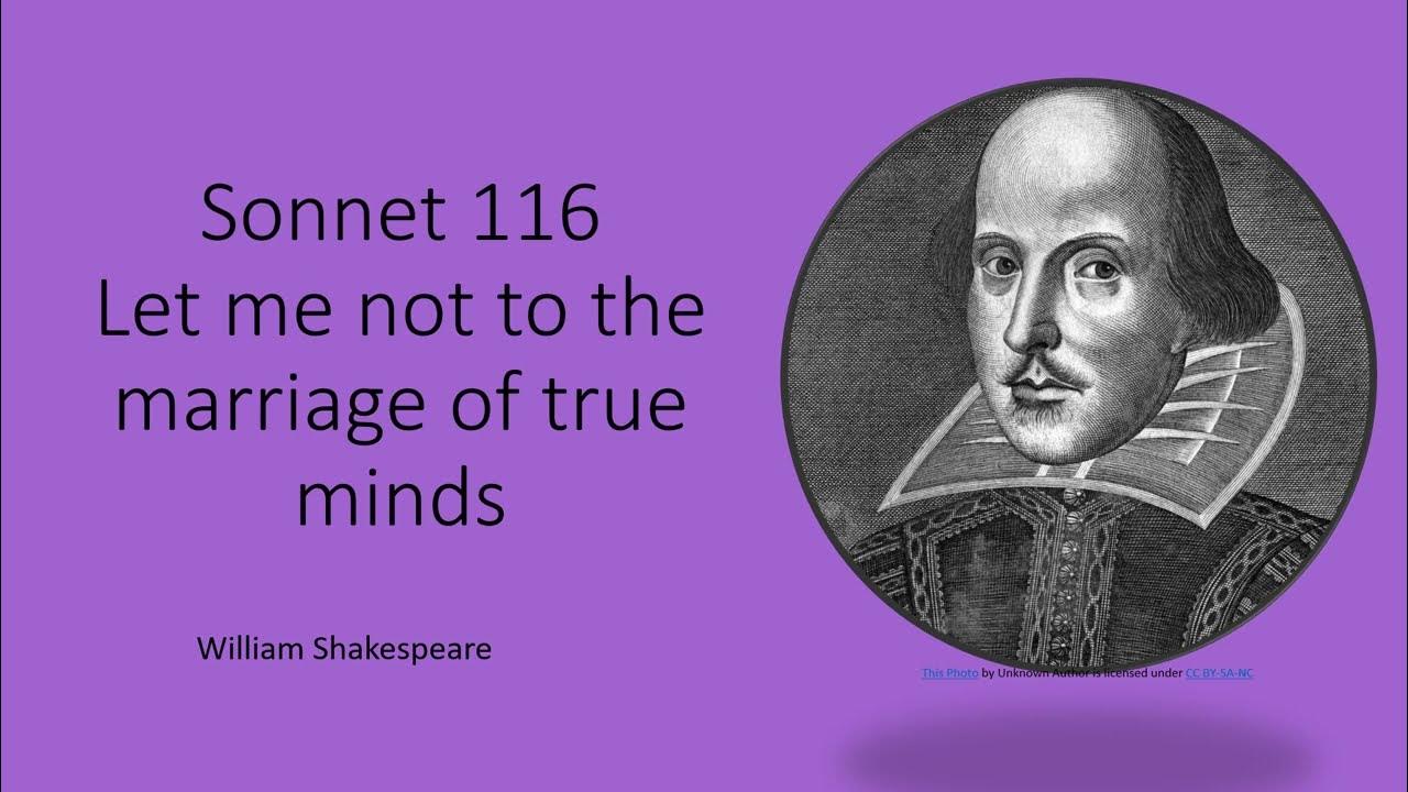 Sonnet 116 by William Shakespeare - YouTube