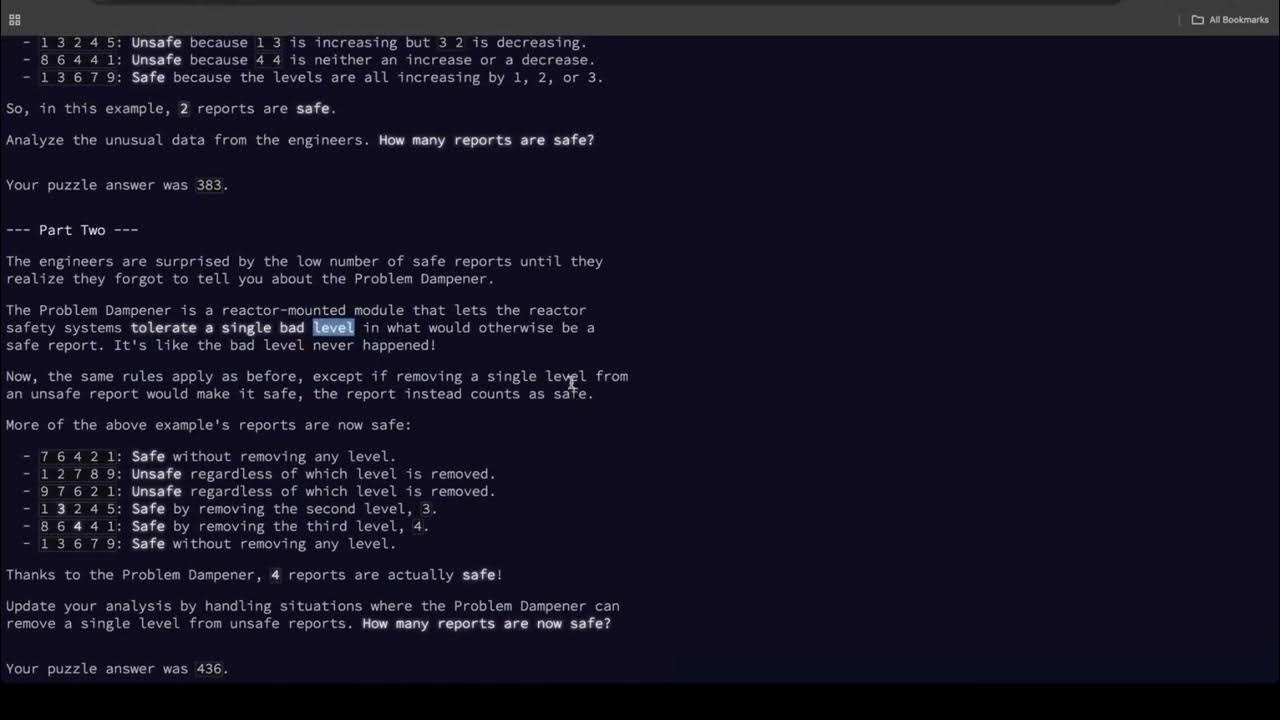 Advent Of Code 2024 - Day 2 - Solved with Java - YouTube