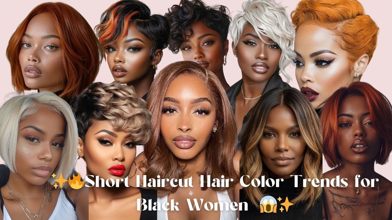 Hot 2025 Hair Color Trends for Black Women With Short Haircuts # ...