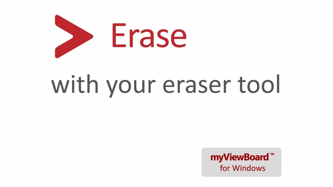 Erase with your eraser tool - YouTube